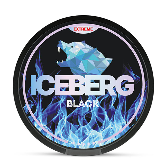 ICEBERG Black Extreme Snus en France Avec Remise en Volume